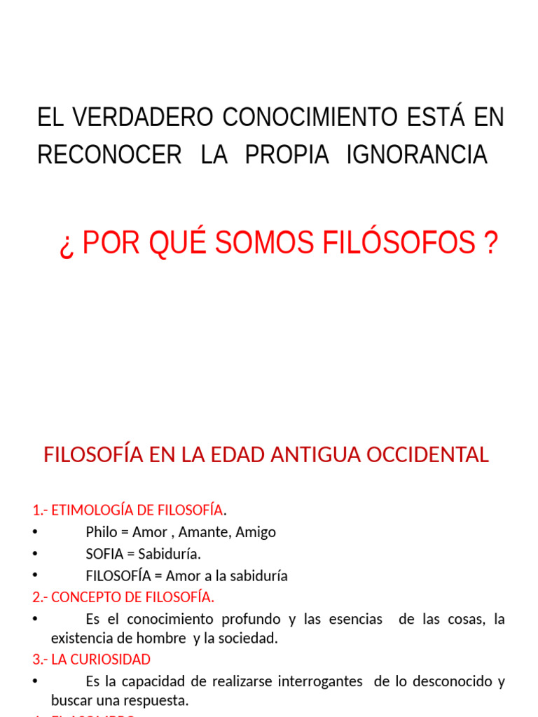 Filosofia en La Edad Antigua Occidental | PDF