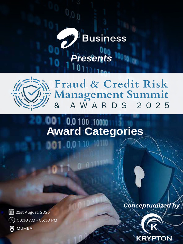 Fraud & Credit Risk Management Summit & Awards 2025 - Award Categories ...