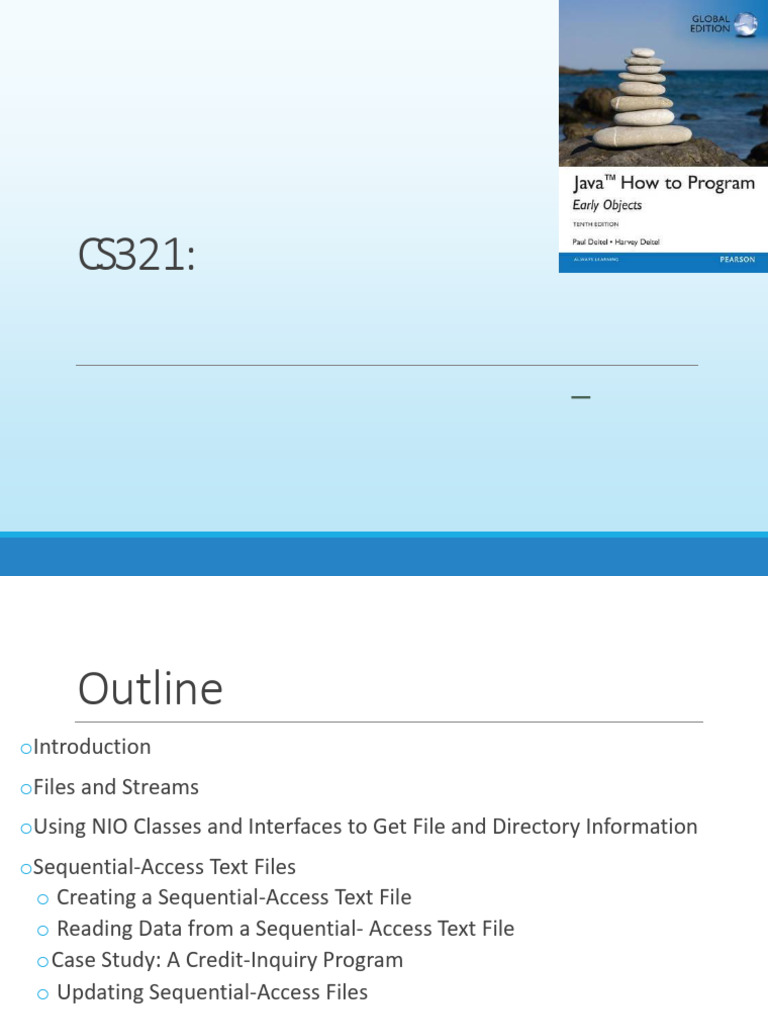 Files Streams and Object Serialization - Part1 | PDF | Computer File | Directory (Computing)