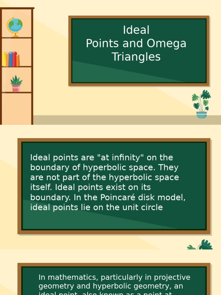 Ideal Points and Omega Triangles | PDF