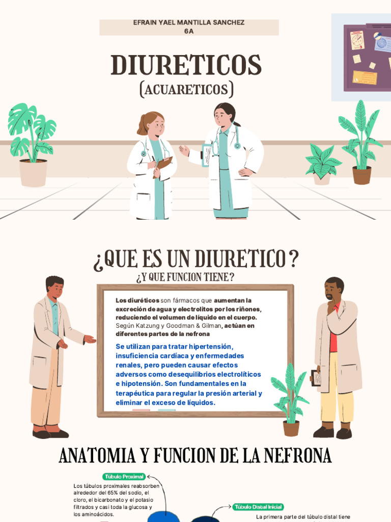 Diuréticos Acuareticos: Tipos y Usos | PDF | Especialidades Medicas