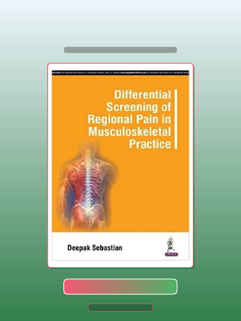Real Test Bank Differential Screening of Regional Pain in ...