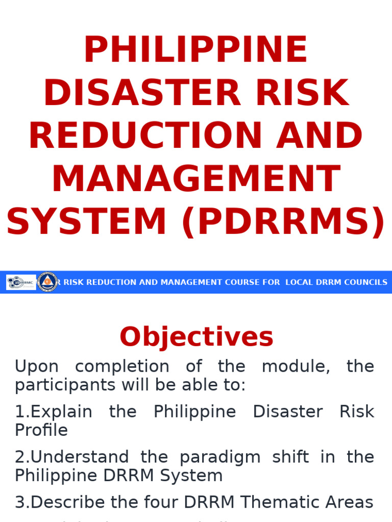 Philippine DRRM Course Overview | PDF | Emergency Management | Vortices