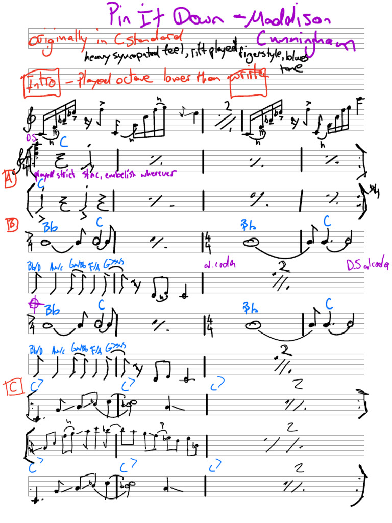 Fingerstyle Guitar Techniques Guide | PDF
