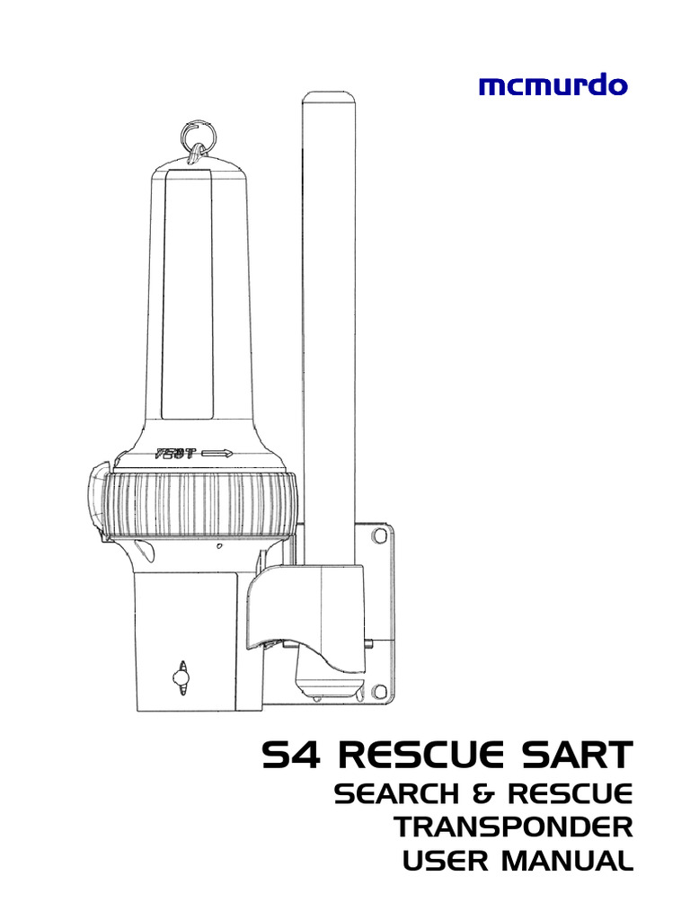 Mcmurdo S4 Rescue Sart Search & Rescue Transponder User Manual | PDF | Radar | Bandwidth (Signal ...