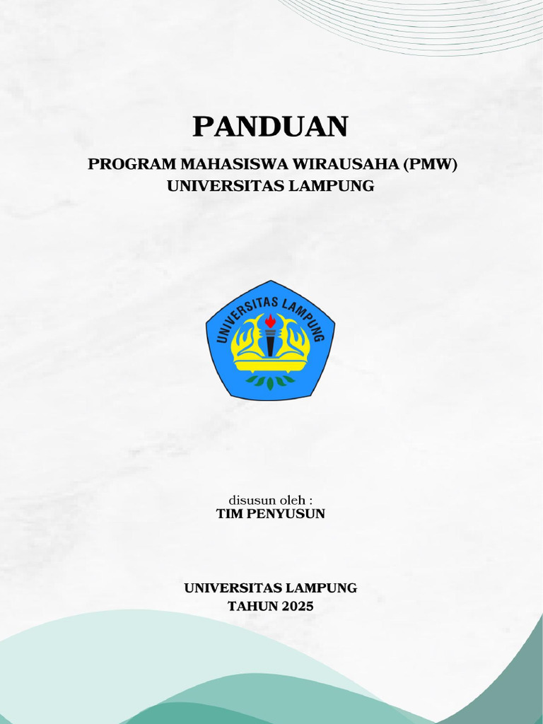 Rev - Panduan PMW Universitas Lampung Tahun 2025 | PDF