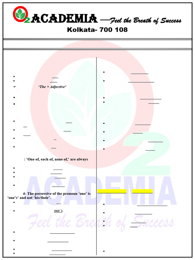 SLST ENG Rules of Grammar | PDF | Plural | Verb