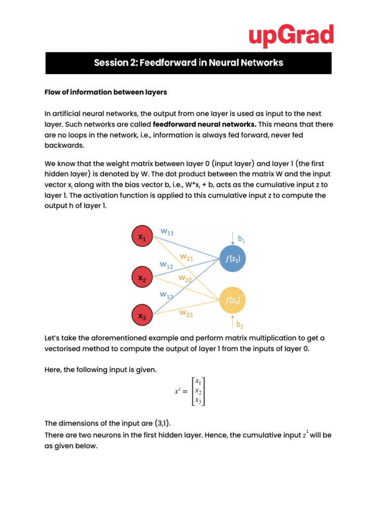 Matrix Multiplication in Neural Networks | PDF | Mean Squared Error ...