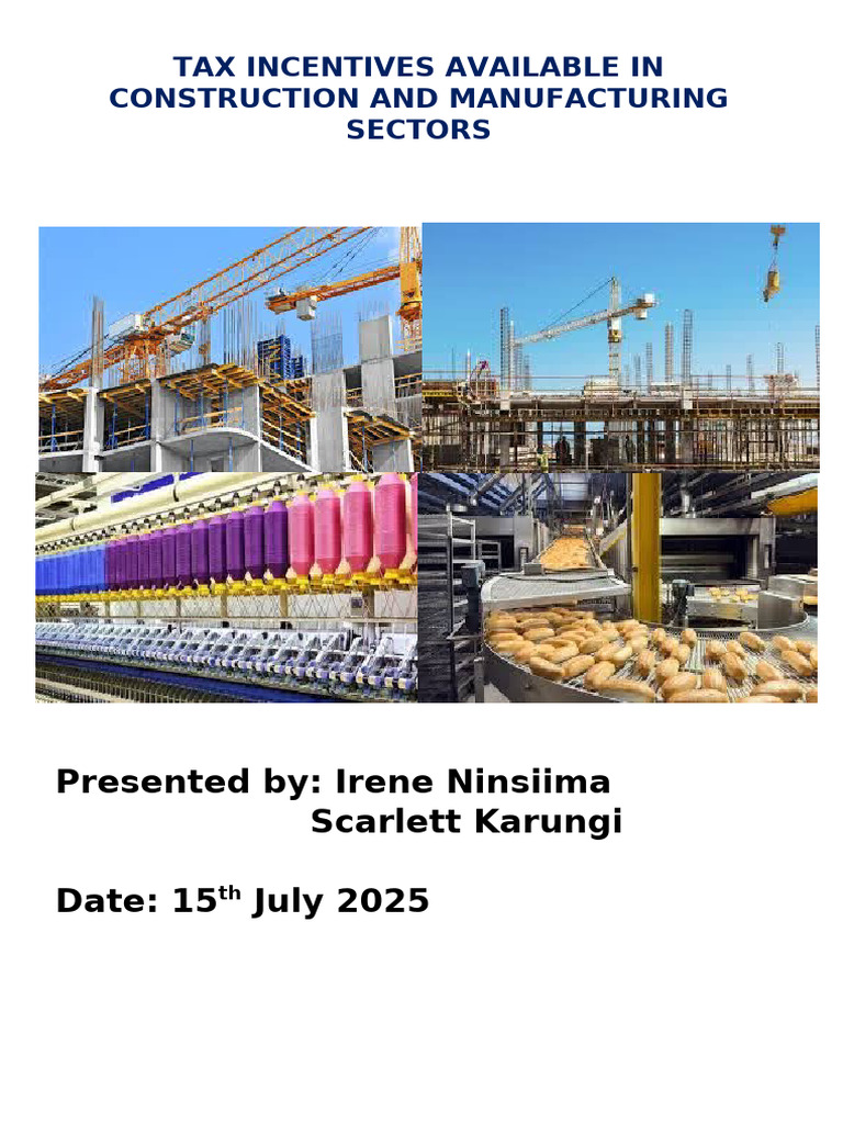 Webinar On Customs Incentives Manufacturing Construction and Exemtion ...