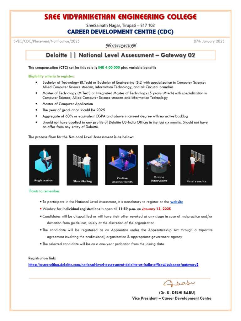 Deloitte - National Level Assessment (NLA) - 2025 - Batch ...