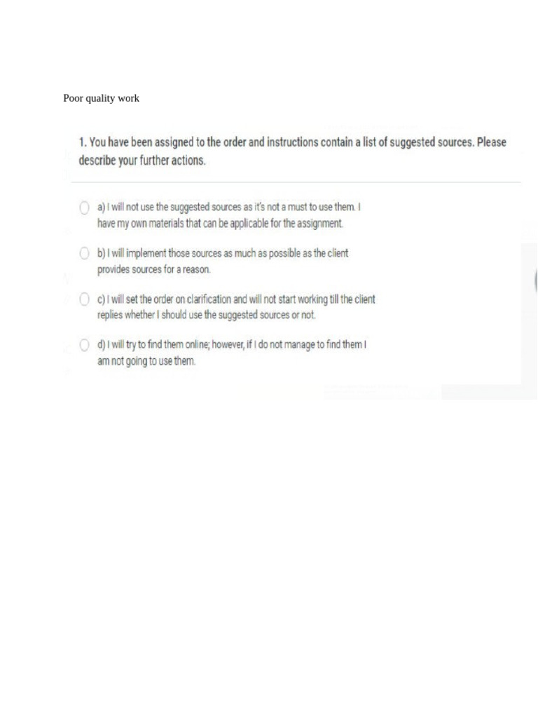 Writerbay Quiz 1 | PDF
