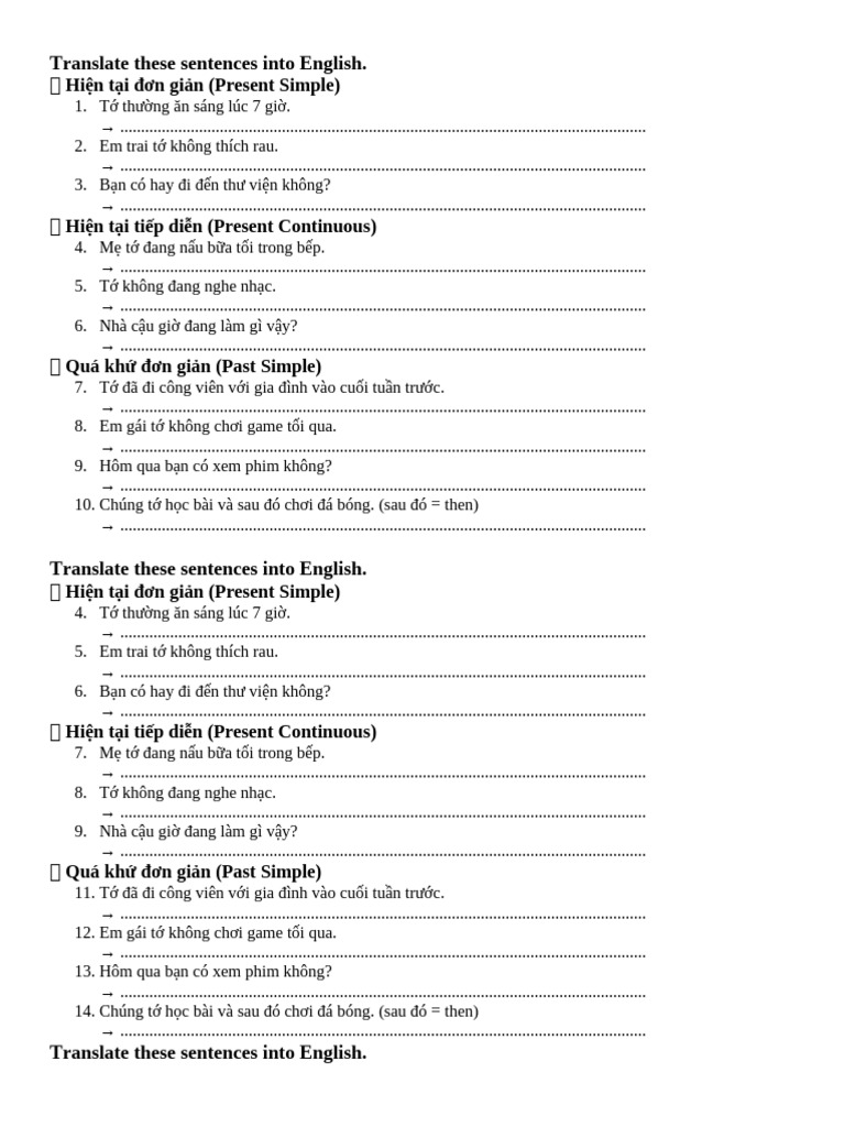 Translation Task | PDF
