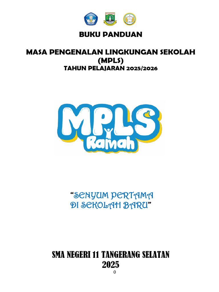 Buku Panduan Mpls Sman 11 Tangsel 2025 Dan Catatan Harian | PDF
