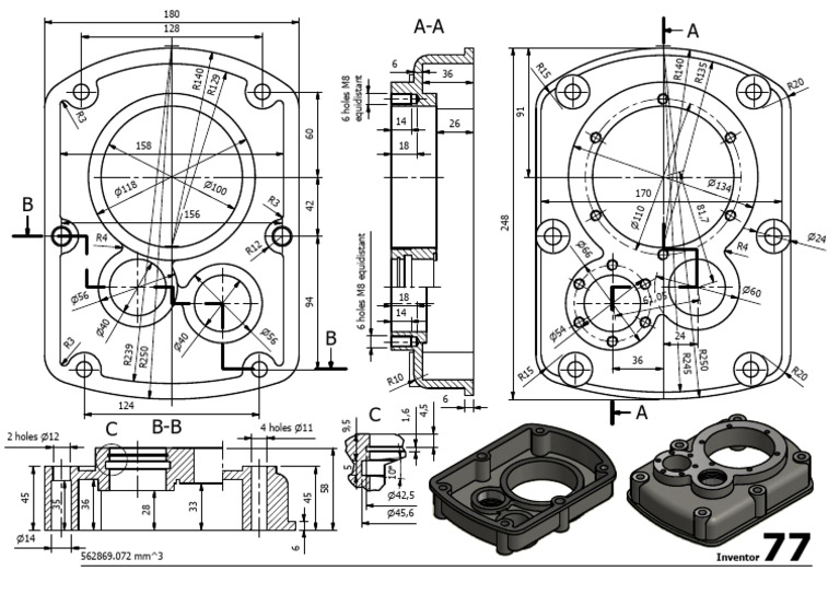 CAD Album of 100 Parts Overview | PDF