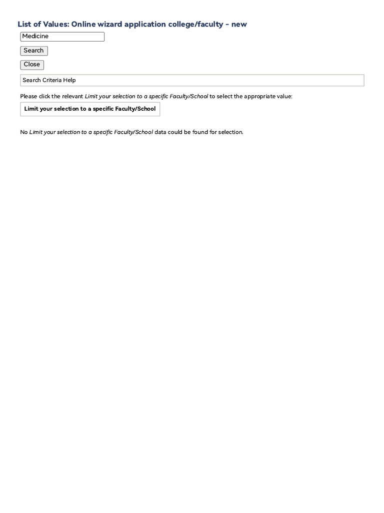 Online Wizard Application College - Faculty - New | PDF