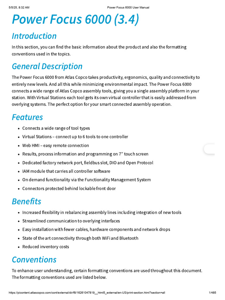 Power Focus 6000 User Manual | PDF | Graphical User Interfaces | Parameter (Computer Programming)
