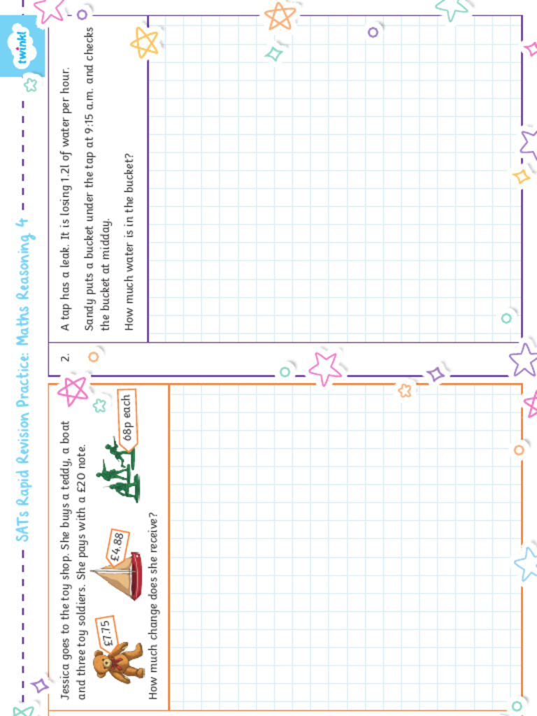 SATs Rapid Revision Practice - Maths Reasoning 4 | PDF