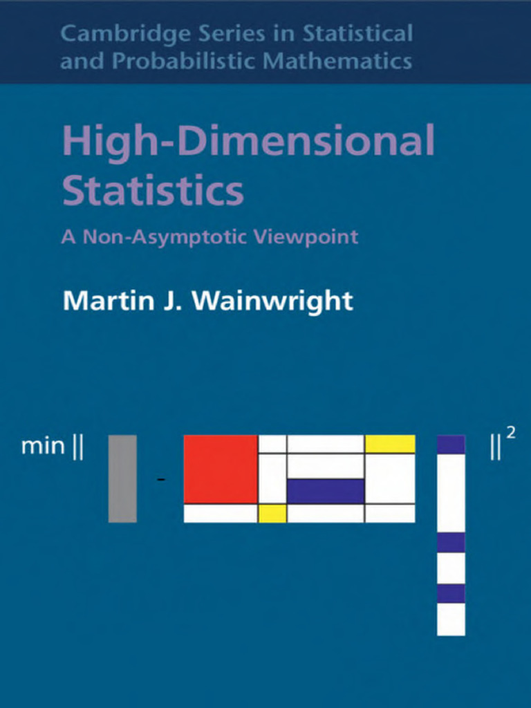 Martin Wainwright - High-Dimensional Statistics | PDF