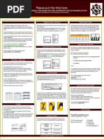 A2 Poster Presentation Template Guide | PDF | Page Layout | Typefaces