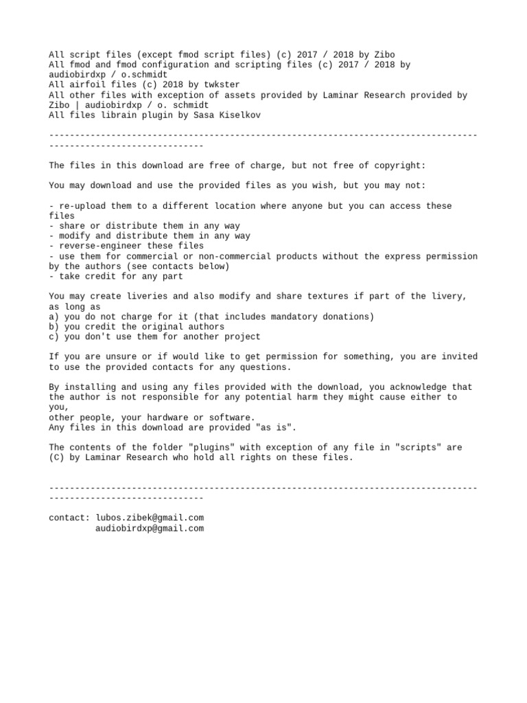 Read First - License and Terms of Use | PDF