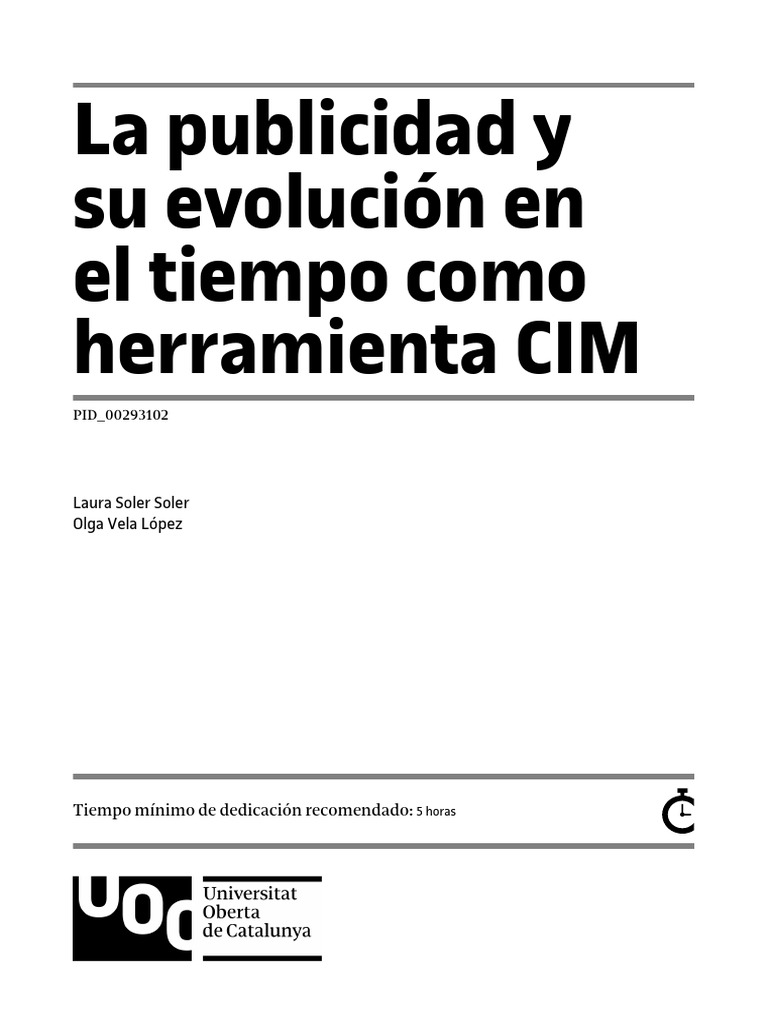 Publicidad y Su Evolución. en El Tiempo | PDF | Publicidad | Marca
