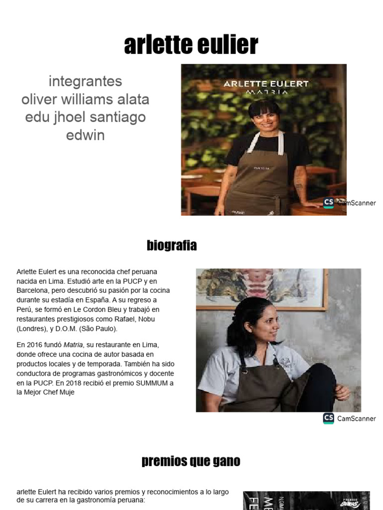 Arlette Eulier | PDF | Perú