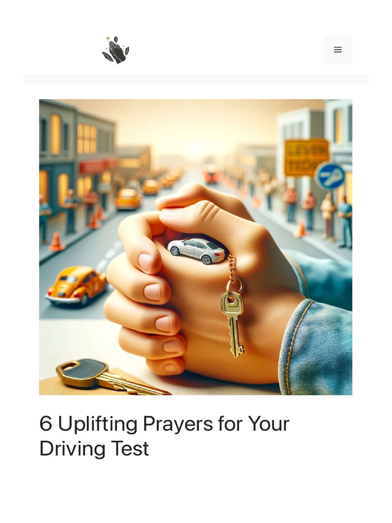 Prayers for Success in Driving Tests | PDF | Prayer | Anxiety