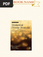 Statistical Power Analysis For The Behavioral Sciences 2nd Edition ...