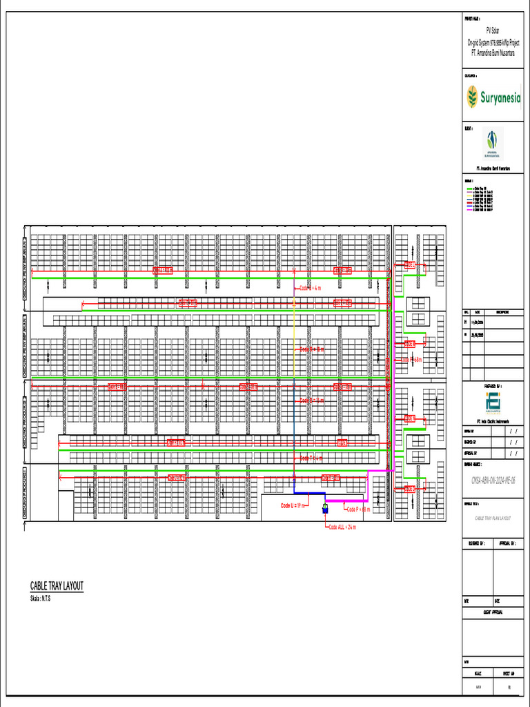 Amandina - Cable Tray Layout01 | PDF | Energy Harvesting | Power (Physics)