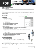 ASCO 342 Series Filter Regulators | PDF | Filtration | Stainless Steel