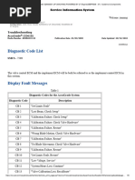 Fault Code List LIEBHERR | PDF | Engines | Chemical Engineering
