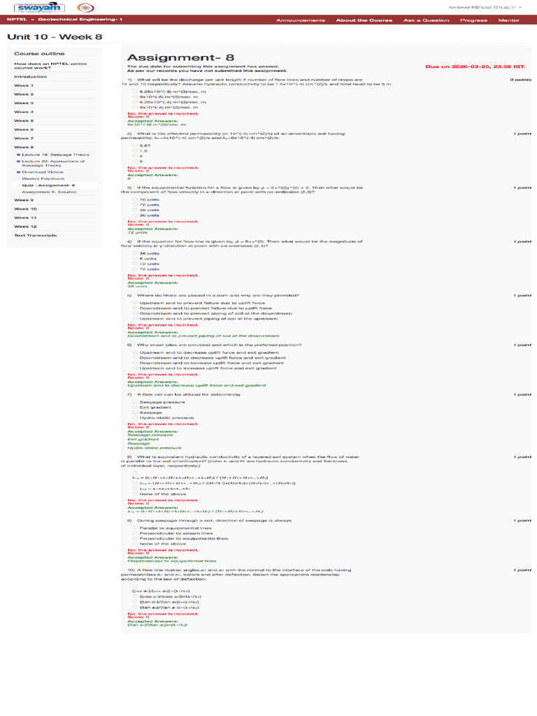 Noc20 Ce25 Assessment Id Week 8 | PDF