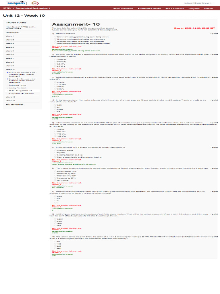 Noc20 Ce25 Assessment Id Week 10 | PDF
