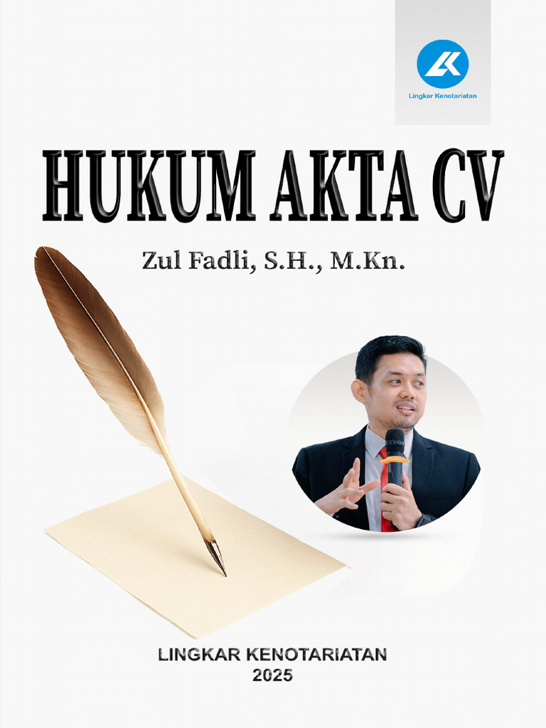 Daftar Isi Buku Hukum Akta CV | PDF