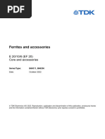 N87 Ferrite Material Datasheet | PDF | Inductance | Inductor
