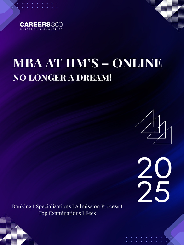 MBA at IIMs - Online No Longer A Dream! - 1752827824406 | PDF | Master ...