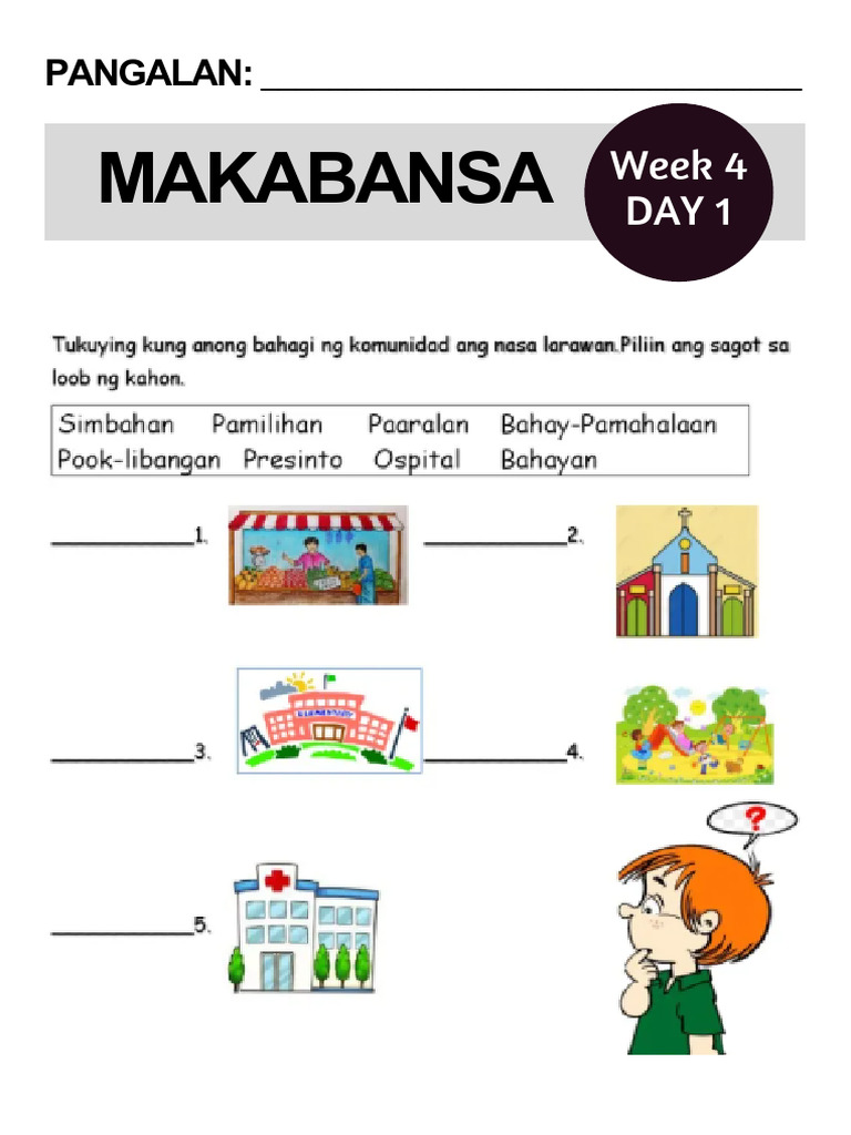 Grade 2 Makabansa Week 4 | PDF