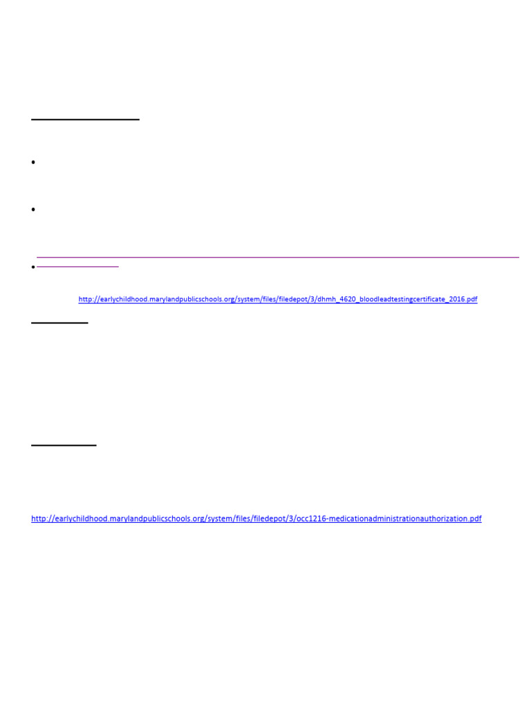 2016.06 MSDE Health Inventory en Fillable | PDF | Physician | Allergy