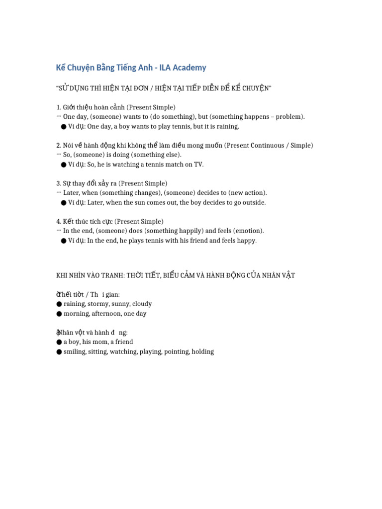 ILA Speaking Guide | PDF