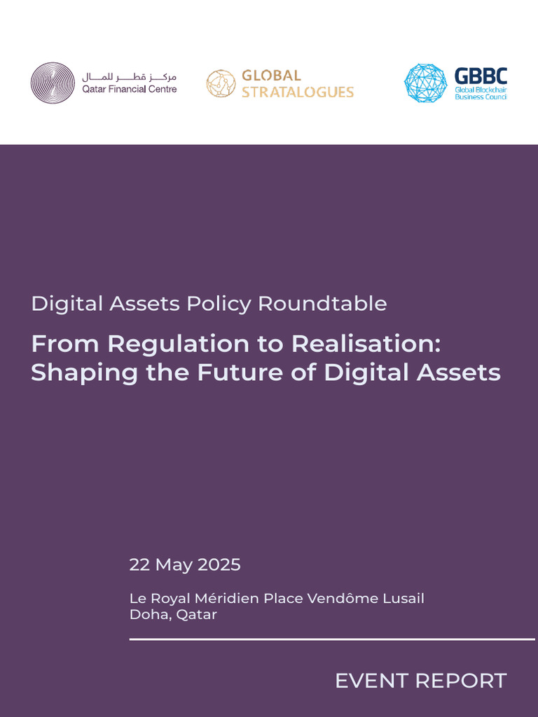 Qatar's Digital Assets Policy Insights | PDF | Cryptocurrency ...