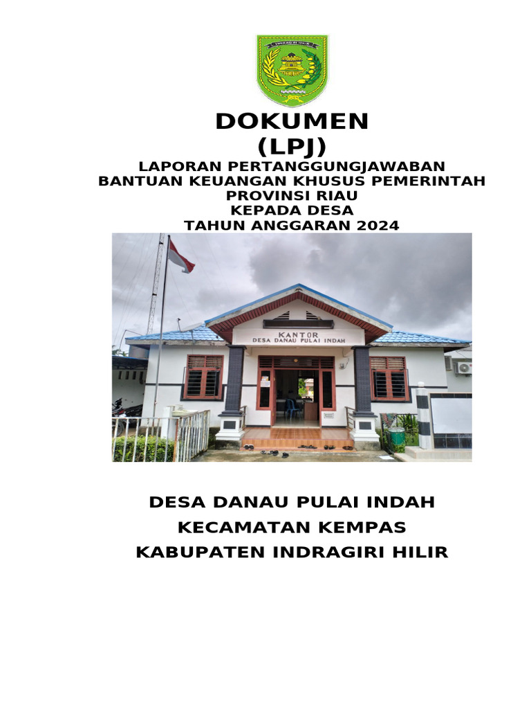 Dokumen LPJ BKK Dpi 2024 | PDF