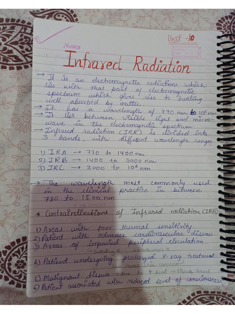Infrared Radiation in Electrotherapy | PDF