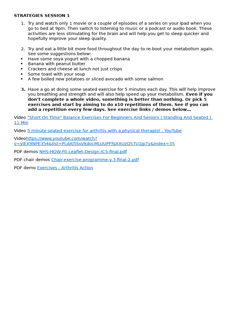 Dawn Tuck Goals | PDF