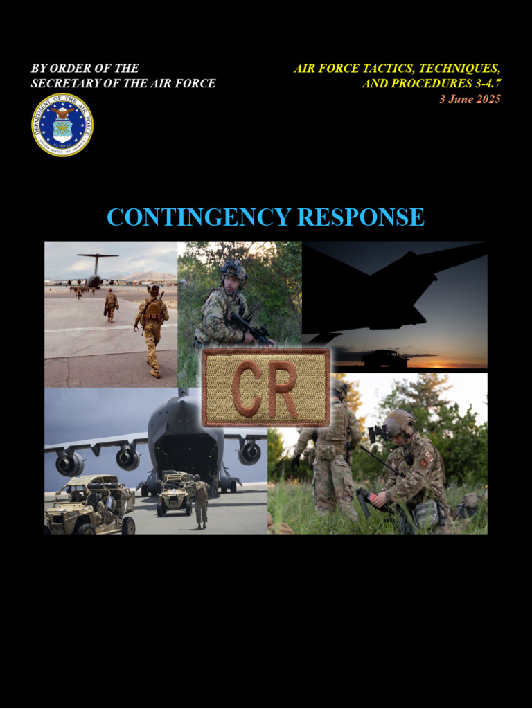 AFTTP 3-4.7: Contingency Response TTP | PDF | Military