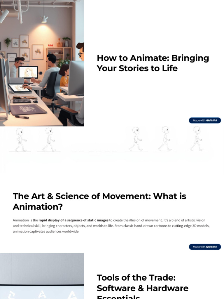 Visual Development for Animation Skills | PDF | Animation | 3 D ...