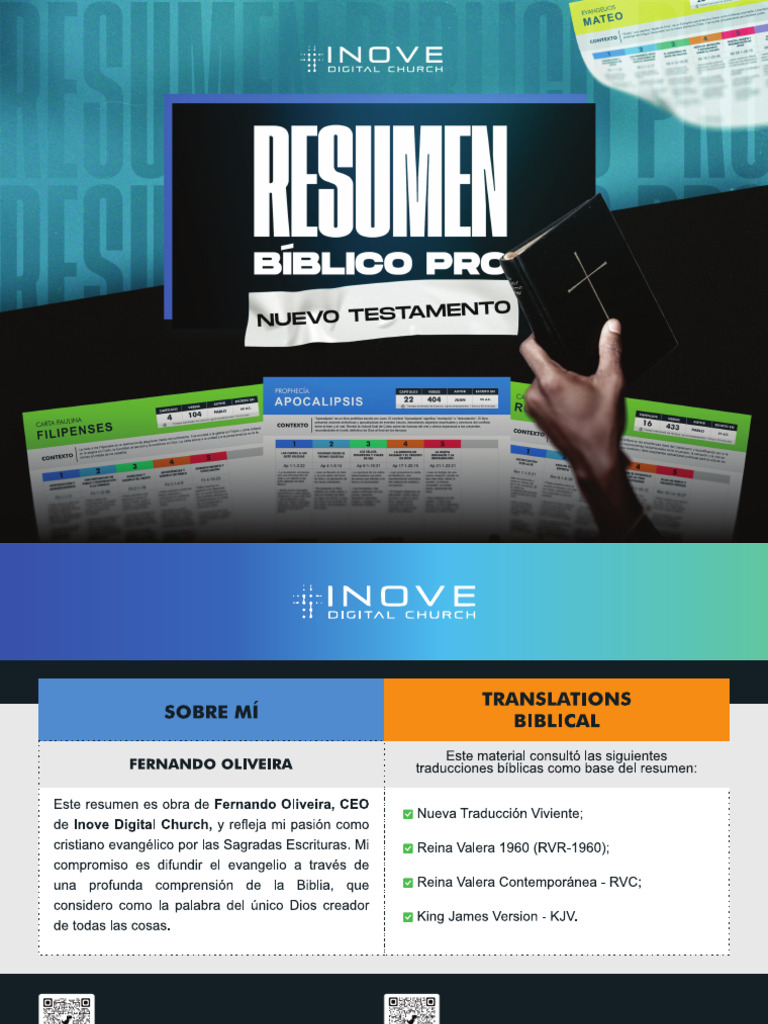 Resumen Bíblico PRC Nuevo Testamento | PDF