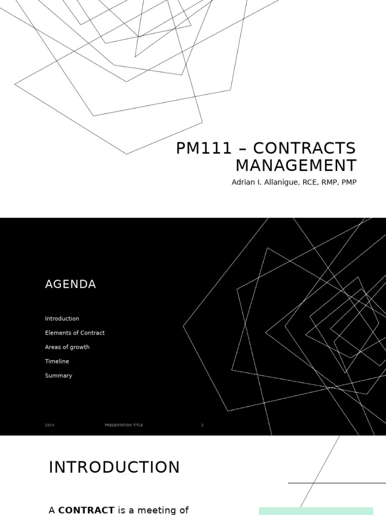 PM111 - Contracts Management Module Refresher Course | PDF | Business