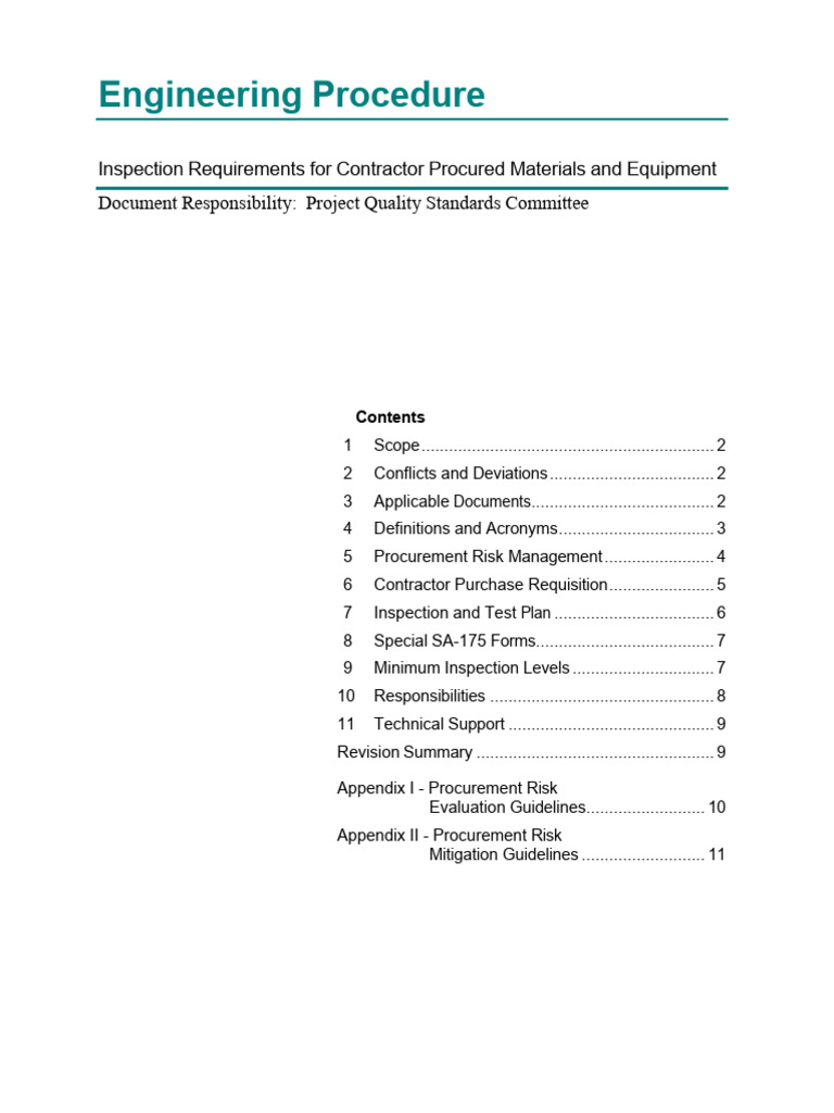 ARAMCO Engineering Procedures - 06 | PDF | Quality Management System | Specification (Technical ...