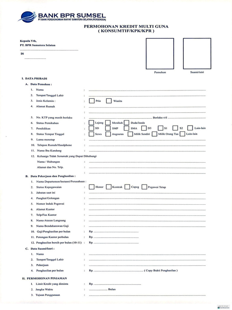 FORMULIR KMG 2025 | PDF