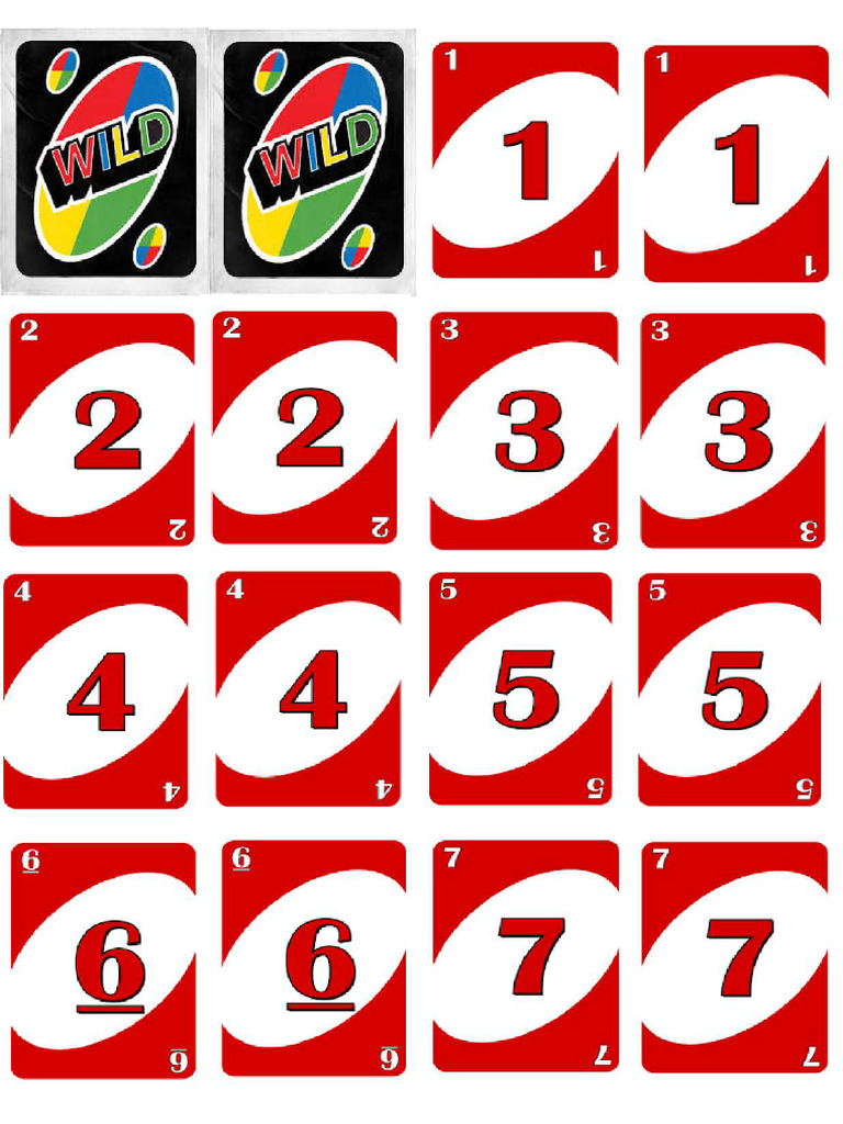 Printable UNO | PDF